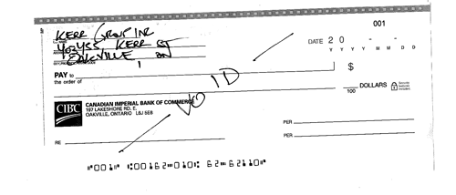 Why do I have to submit a pre-printed cheque or deposit form? - Raise ...